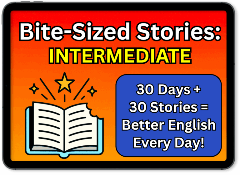 Bite-Sized Stories Course (Intermediate) – Espresso English Courses